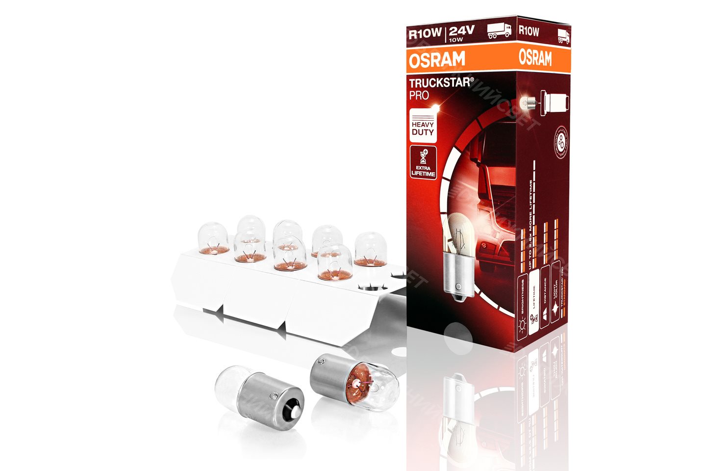 Osram 24V 10W BA15S Truckstar